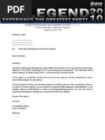 Sample Alumni Homecoming Program