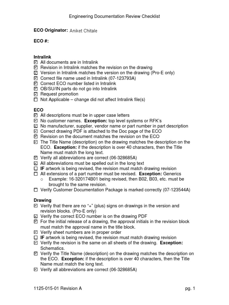 Ensuring Documentation Accuracy: An Engineering Documentation Review ...