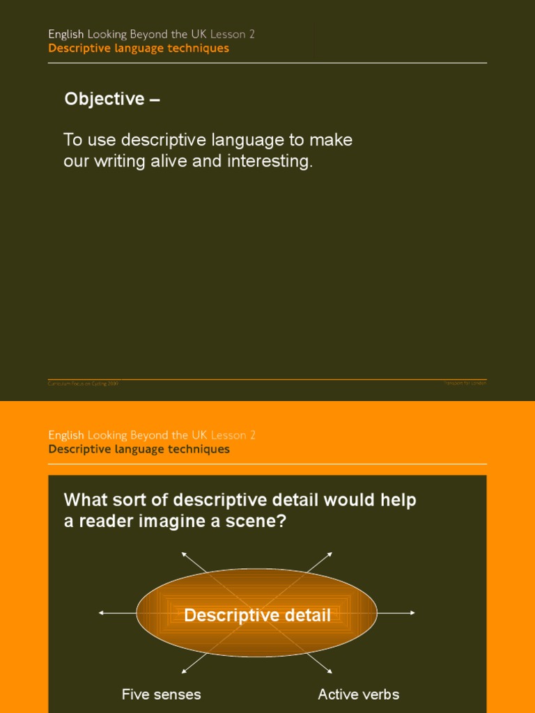 Mastering Descriptive Writing Techniques | PDF | Foreign Language ...