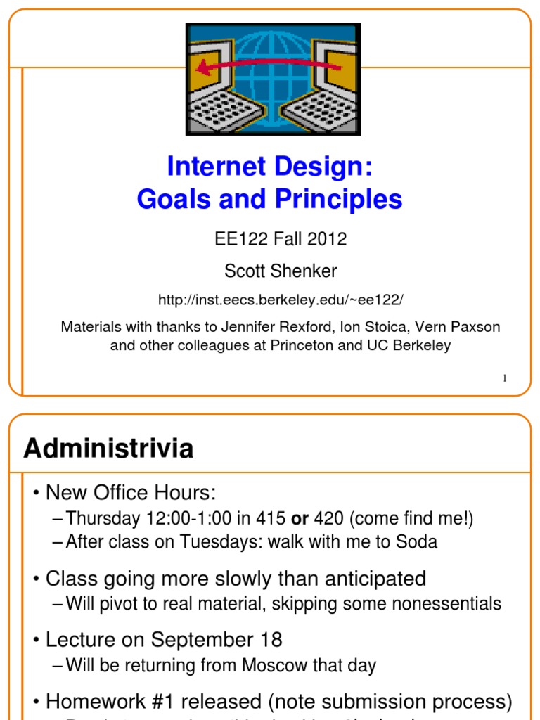 Design Principles | PDF | Computer Network | Internet Protocols