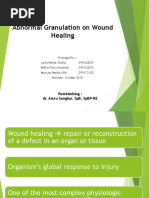 Hypergranulation Tissue Care Guidelines | PDF | Nursing | Wound