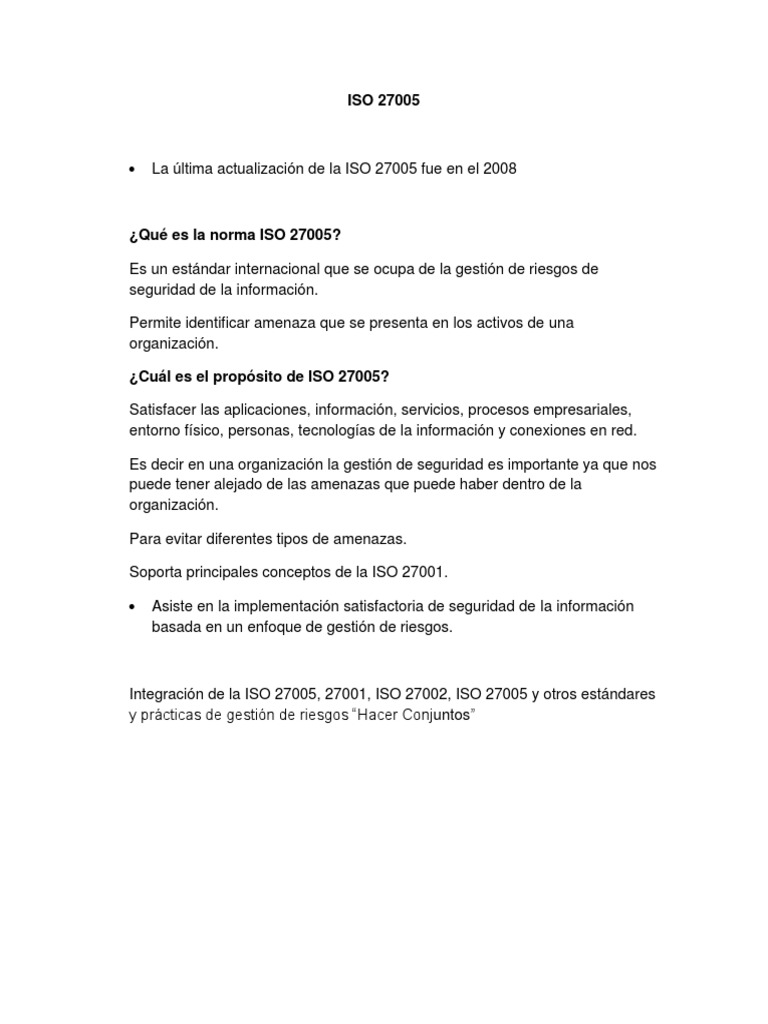 Understanding Information Security Risk Management Through ISO 27005 | PDF