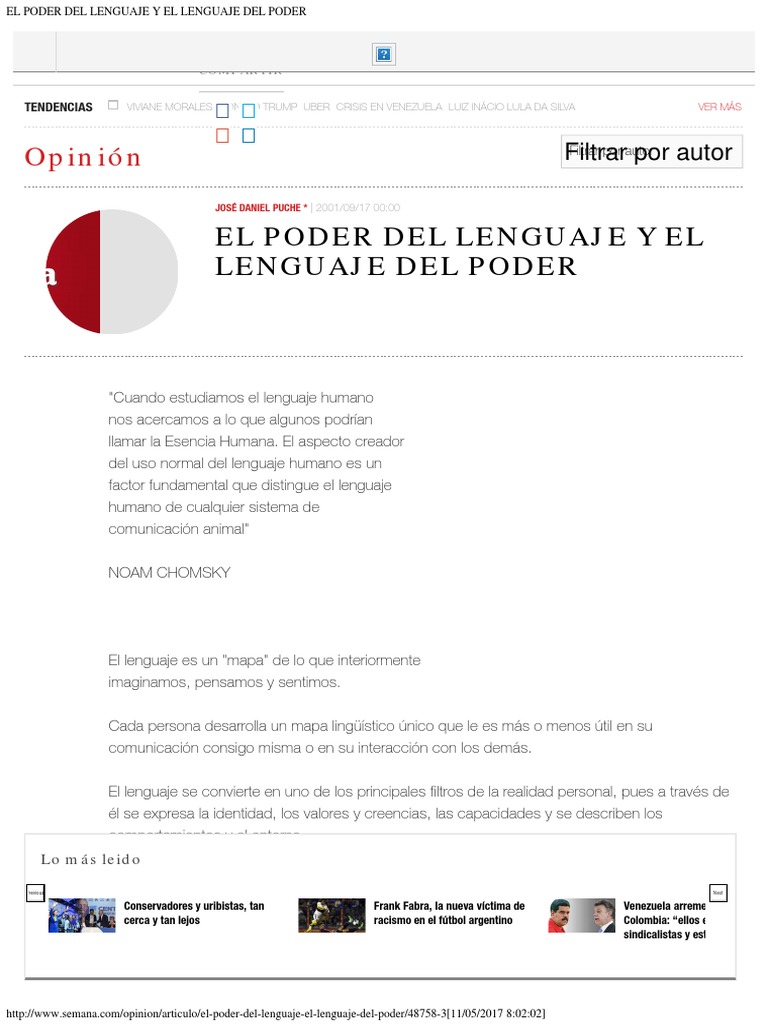 El Poder Del Lenguaje y El Lenguaje Del Poder | PDF | Las emociones | Temor