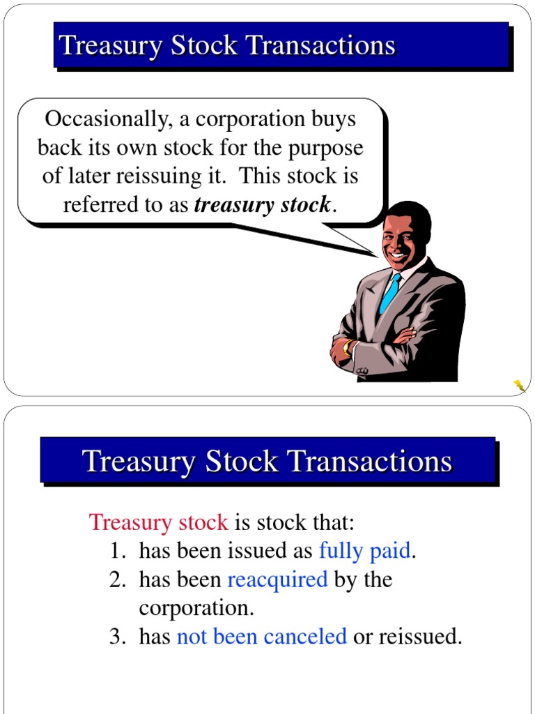 Copy Treasury Stocks | PDF | Treasury Stock | Stocks