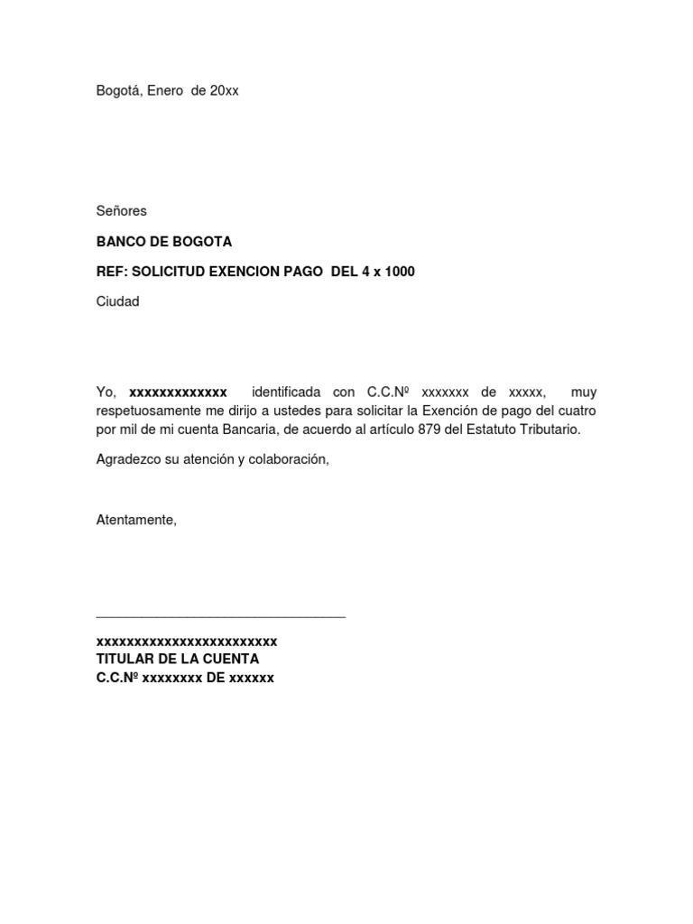 Carta Exoneracion | PDF