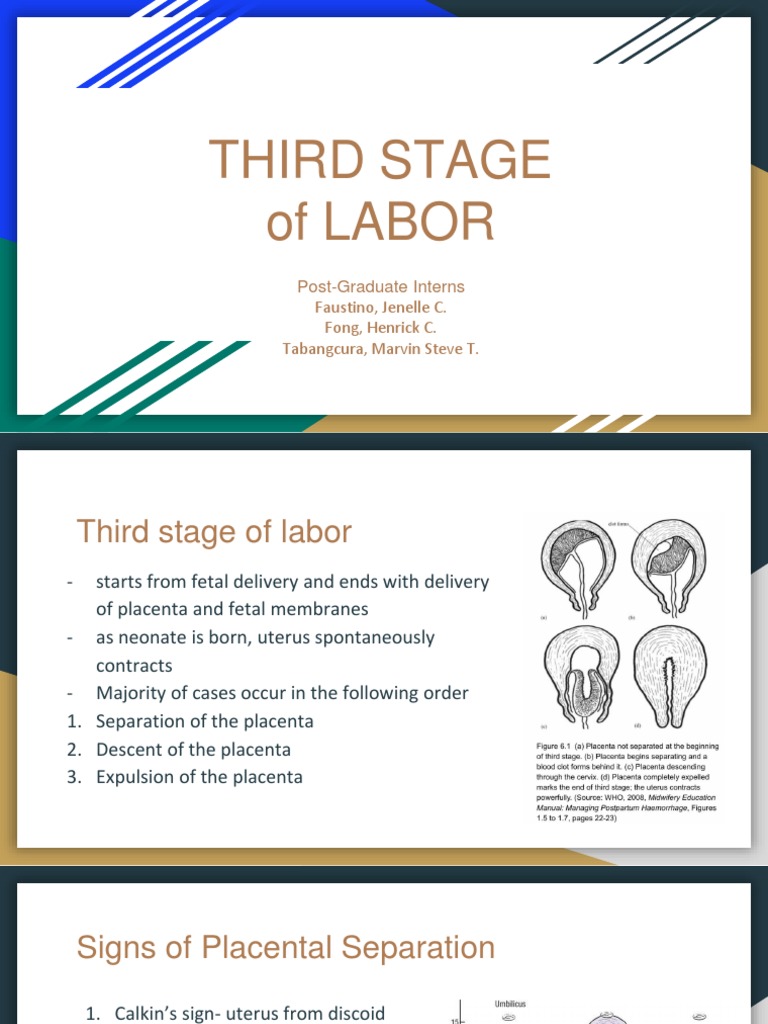 Active Management of Third Stage of Labor | PDF | Placenta | Childbirth