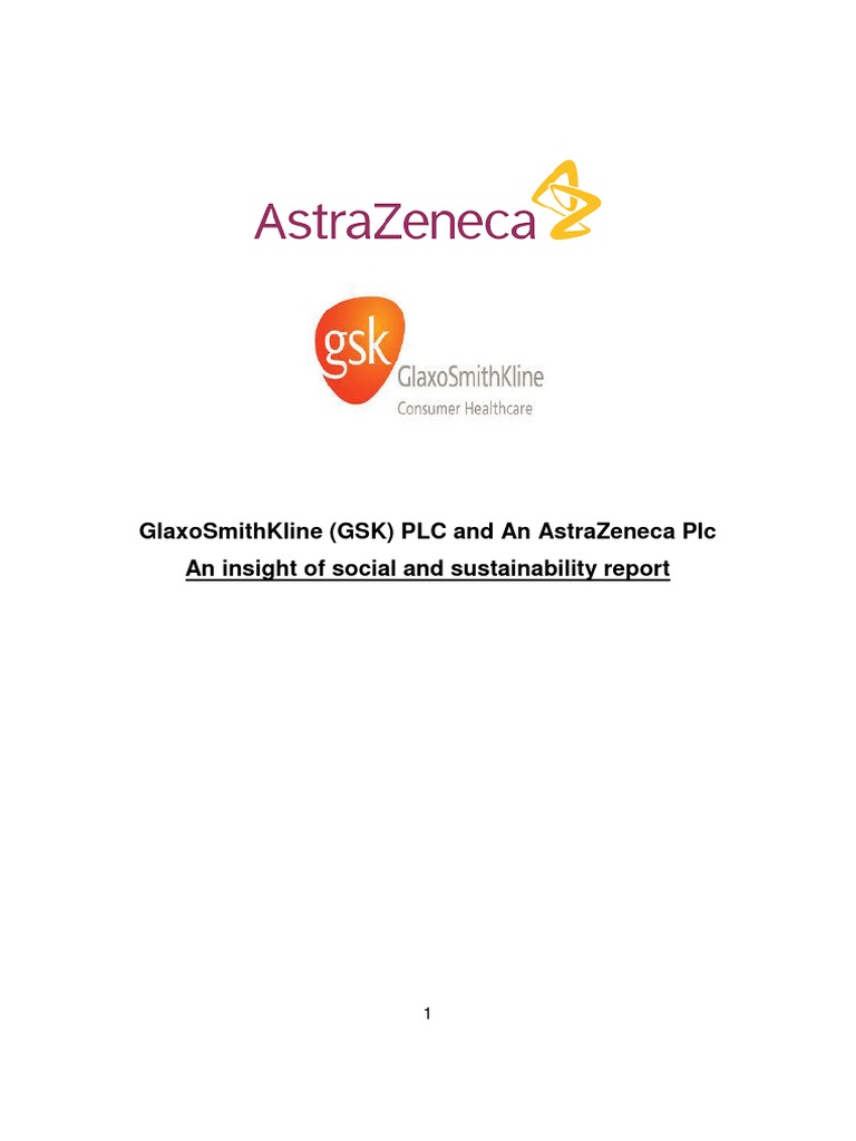 GlaxoSmithKline (GSK) PLC and An AstraZeneca PLC An Insight of Social ...