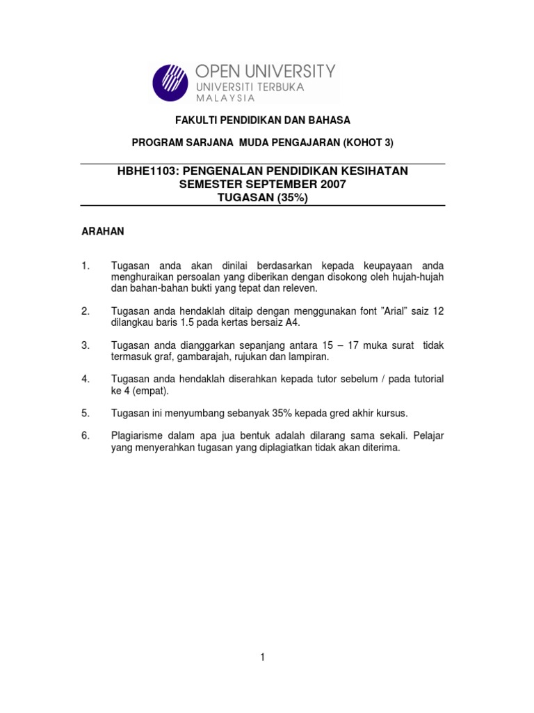 Soalan Assignment | PDF