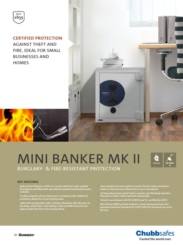 Mini Banker MkII Product Brochure 2p ENapac | PDF | Door | Building ...