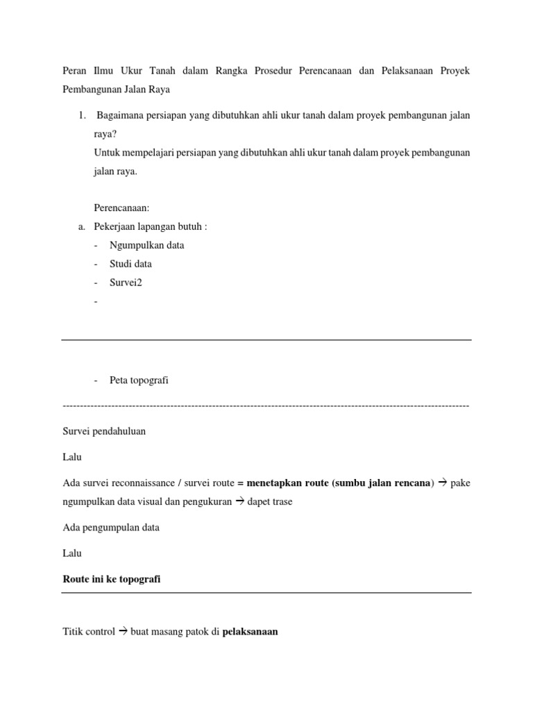 Resection dan Intersection dalam Ukur Tanah | PDF