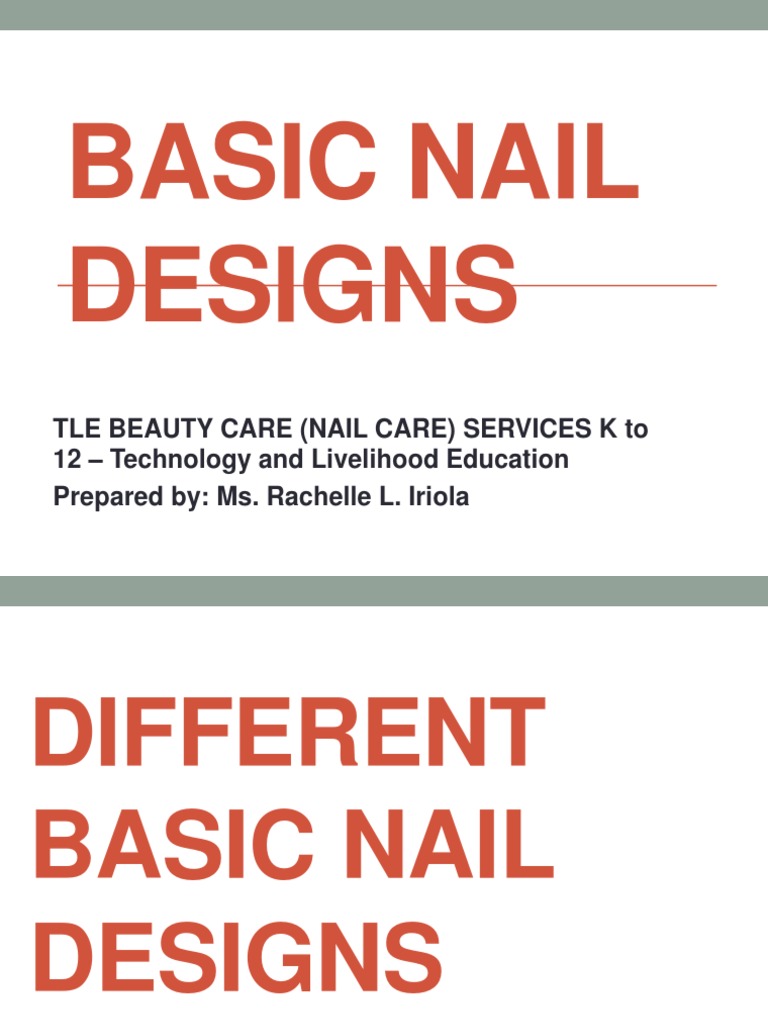 Basic Nail Designs | PDF