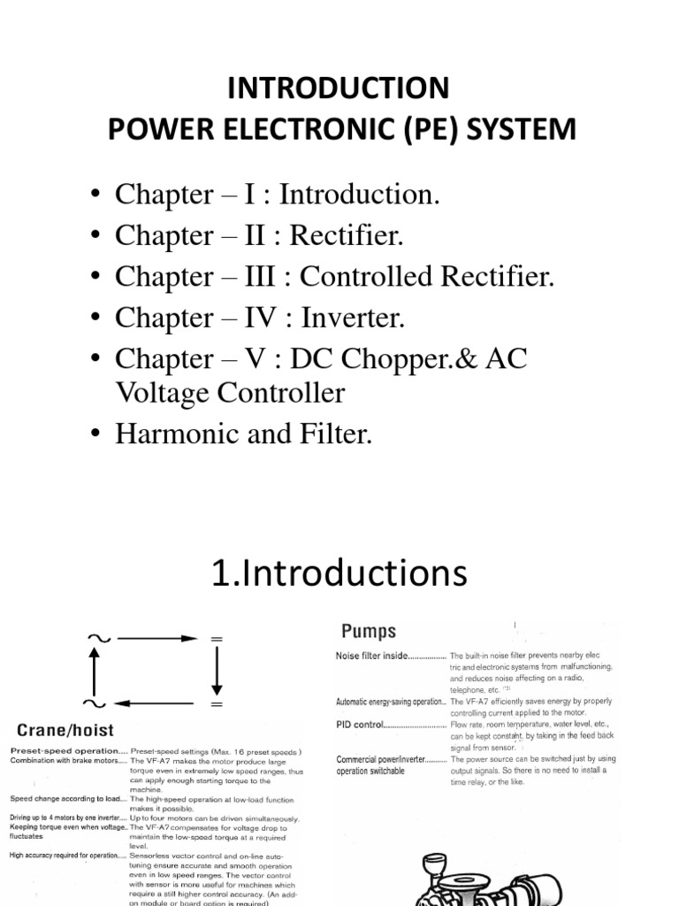 Power Electronic (Pe) System | PDF | Power Inverter | Rectifier