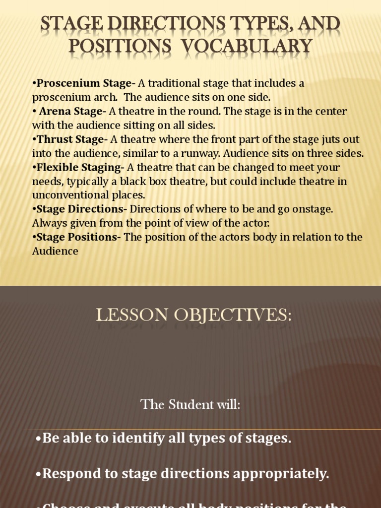 Stage Geography | PDF | Theatre | Entertainment