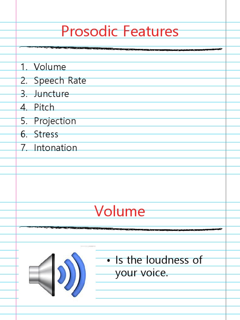 Prosodic Features | PDF
