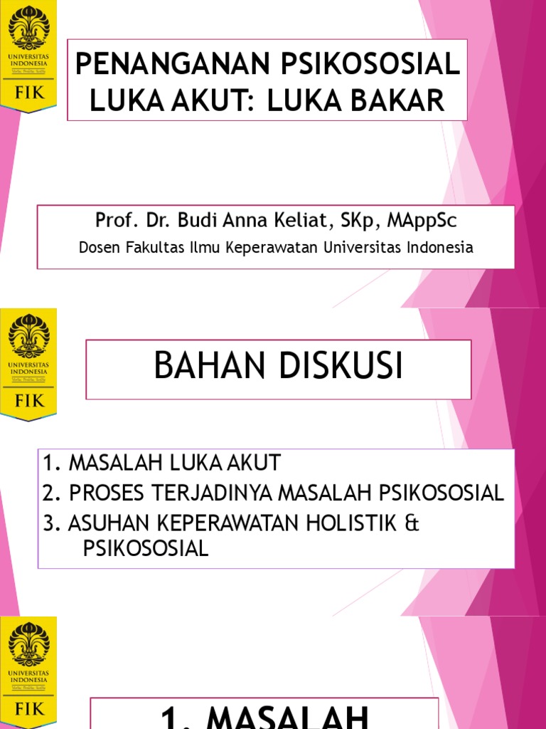 Askep Psikosos Pada Luka Akut - Revisi | PDF | Psychological Trauma ...