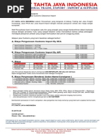 Contoh PIB Import BC 2.0 | PDF