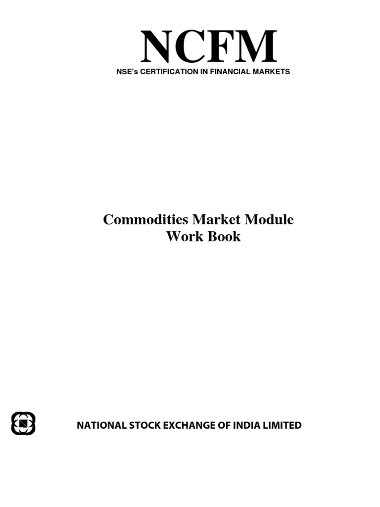 Commodities MKT Module | PDF | Futures Exchange | Derivative (Finance)