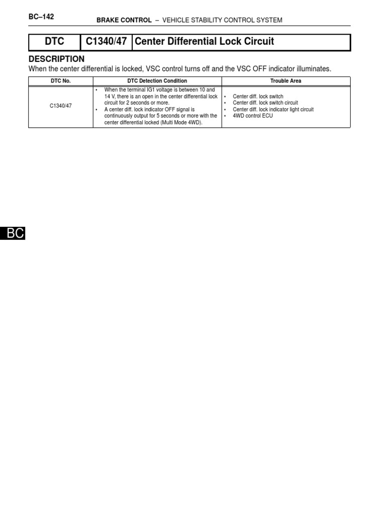 C1340 | PDF | Four Wheel Drive | Switch