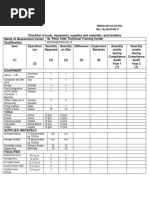 TESDA Assessment Center Guide Checklist | PDF | Laboratories ...