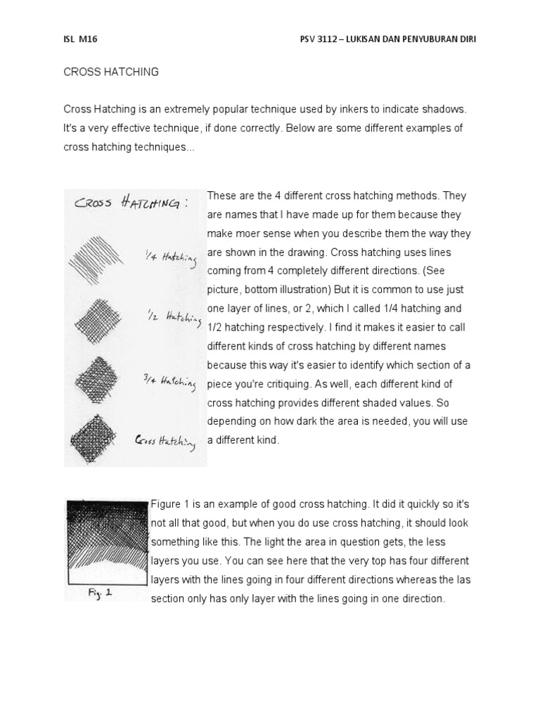 Cross Hatching | PDF | Drawing