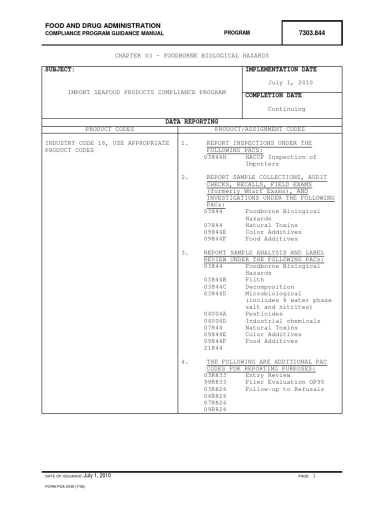 FDA - Lab Guidance Manual PDF | PDF | Hazard Analysis And Critical ...