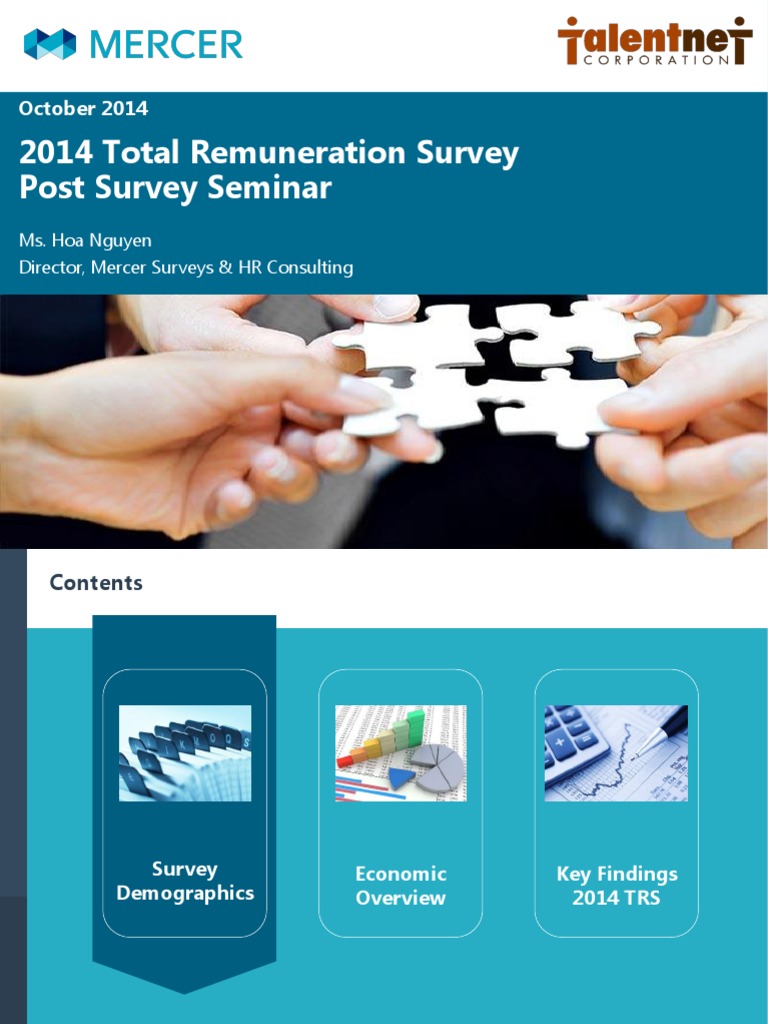 Talentnet Mercer Total Remuneration Survey | PDF | Foreign Direct ...