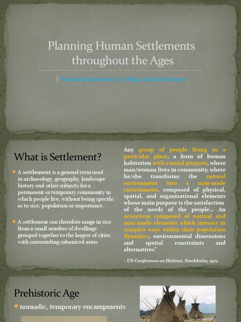 Human Settlements Through History | PDF | Roman Empire