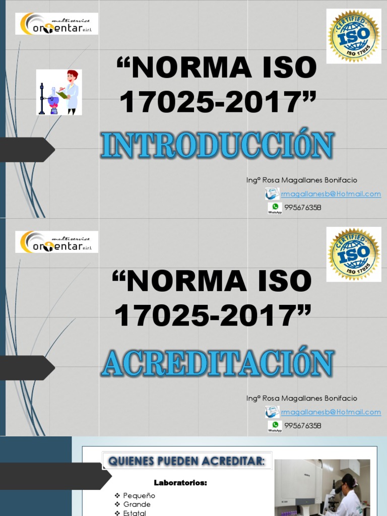 4.-Introducción - Norma Iso 17025-2017 PDF | PDF | Calibración | Calidad (comercial)