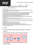 Osmosis Exam Questions | PDF | Osmosis | Cell (Biology)