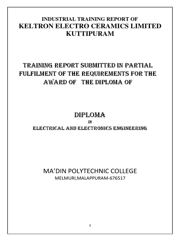 Keltron Report | PDF | Field Programmable Gate Array | Electrical ...