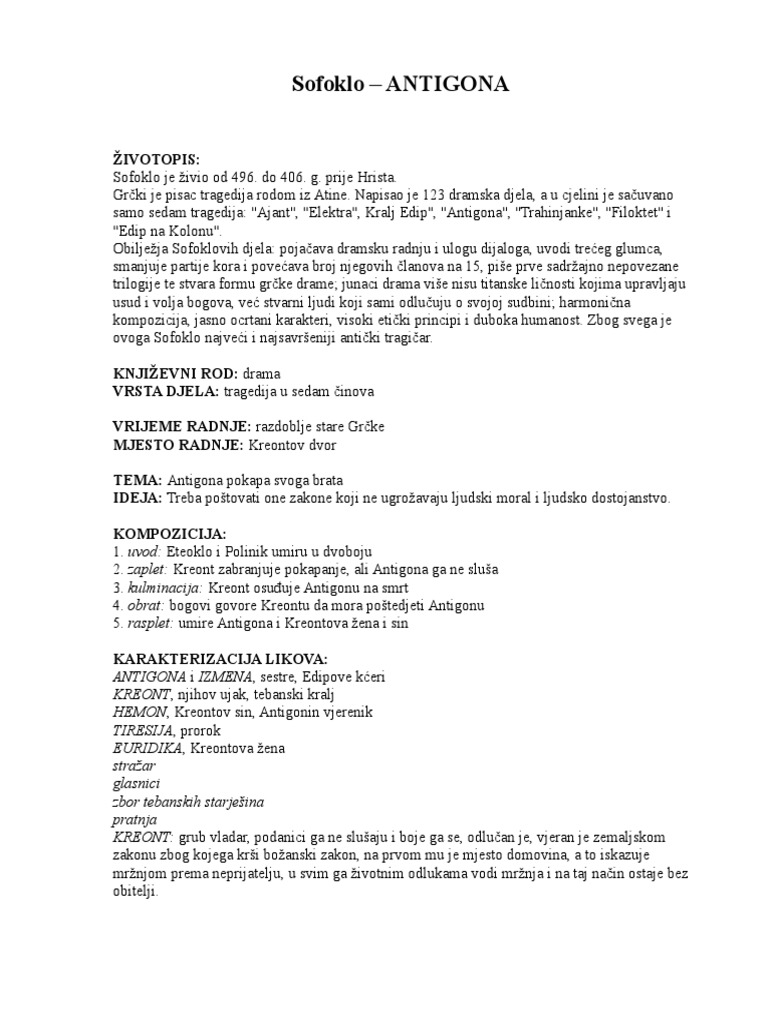 Antigona | PDF