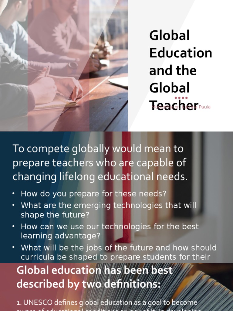 Global Education and the Global Teacher | Curriculum | Literacy