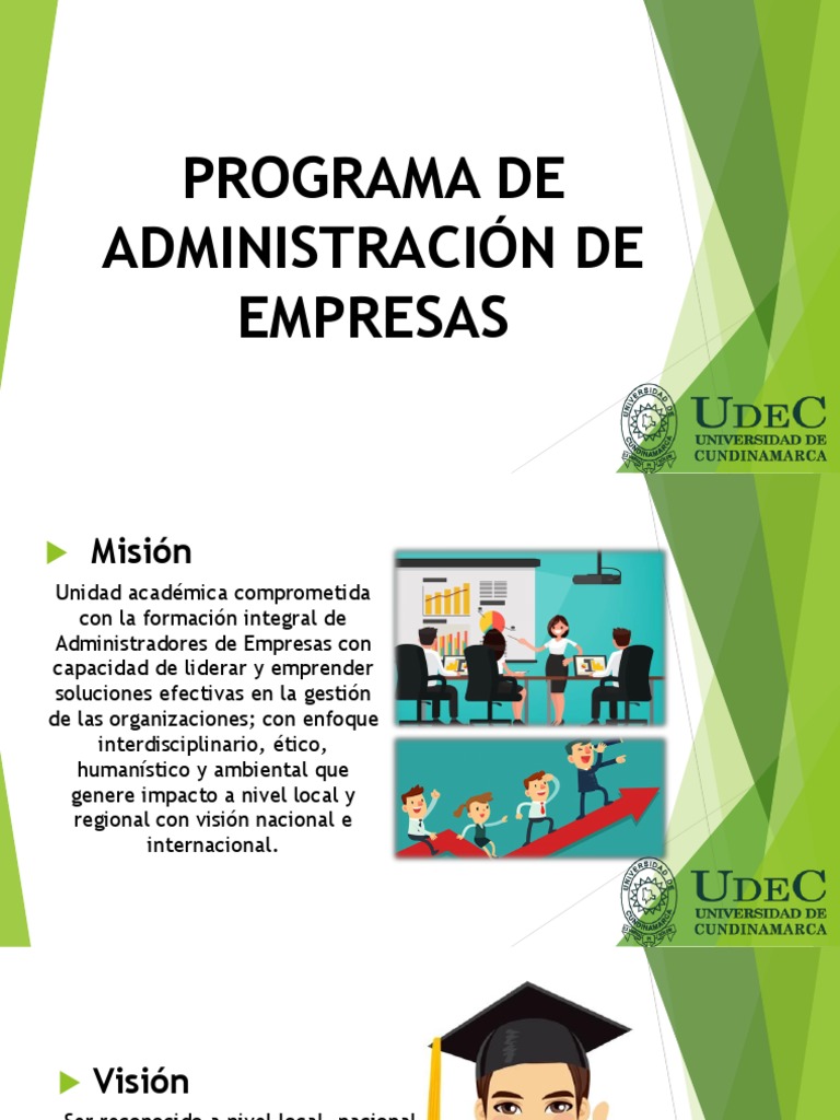 Programa de Administración de Empresas | PDF | Iniciativa empresarial ...