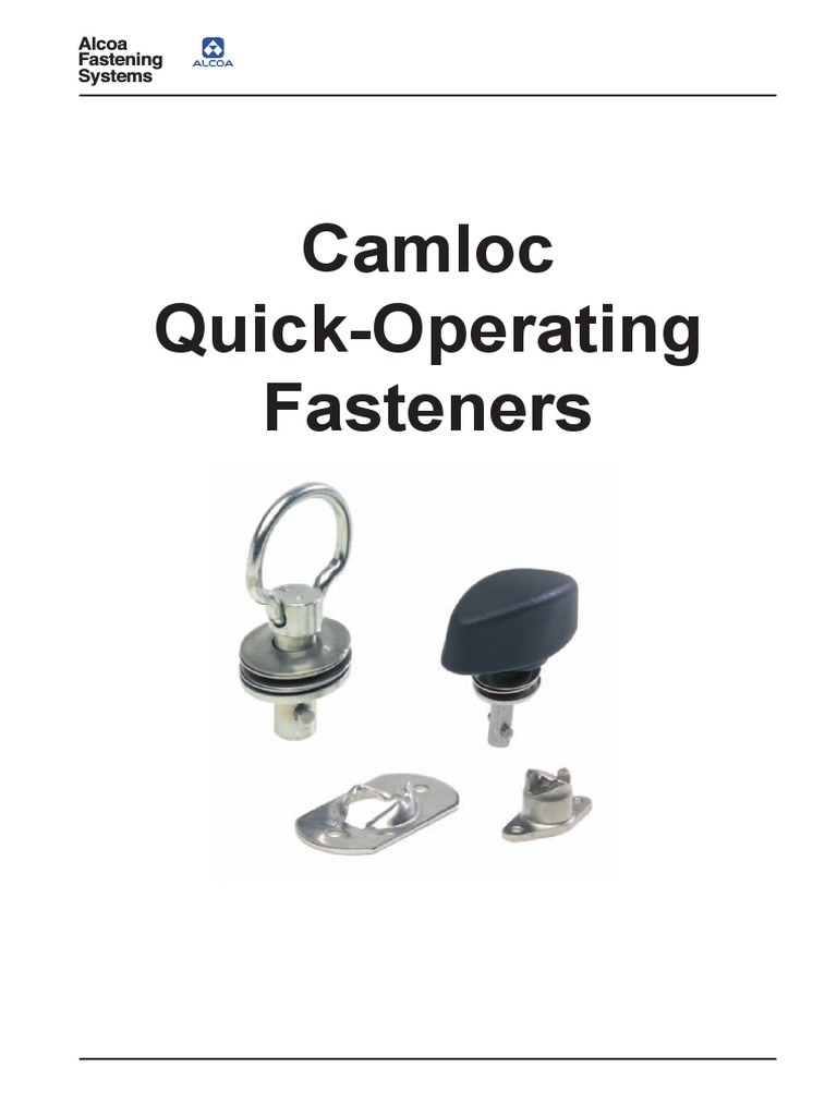 Alcoa Camloc | PDF | Rivet | Screw