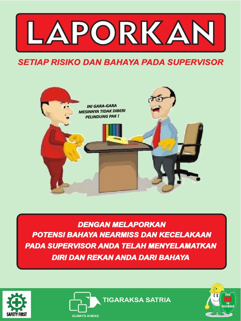 Poster K3: Pencegahan Kecelakaan Kerja | PDF