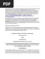 Ra 6725 | PDF | Employment | Employment Discrimination