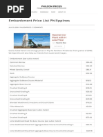 RCP and RMC Price List in The Philippines - PHILCON PRICES | PDF ...