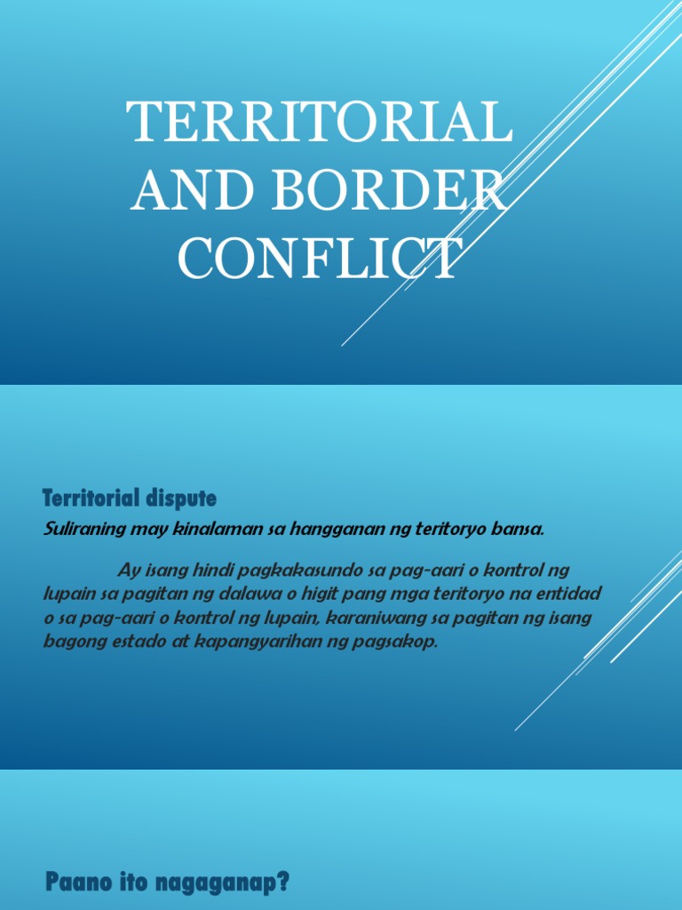 Territorial and Border Conflict