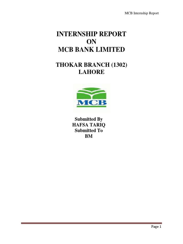 Final IR MCB Fiza | PDF | Automated Teller Machine | Cheque