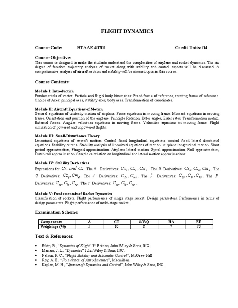 Understanding the Complexities of Aircraft and Rocket Dynamics: A ...
