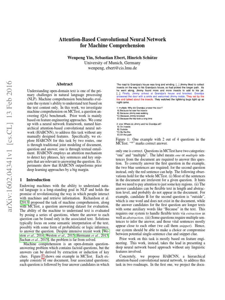 Attention Based CNN | Download Free PDF | Artificial Neural Network ...