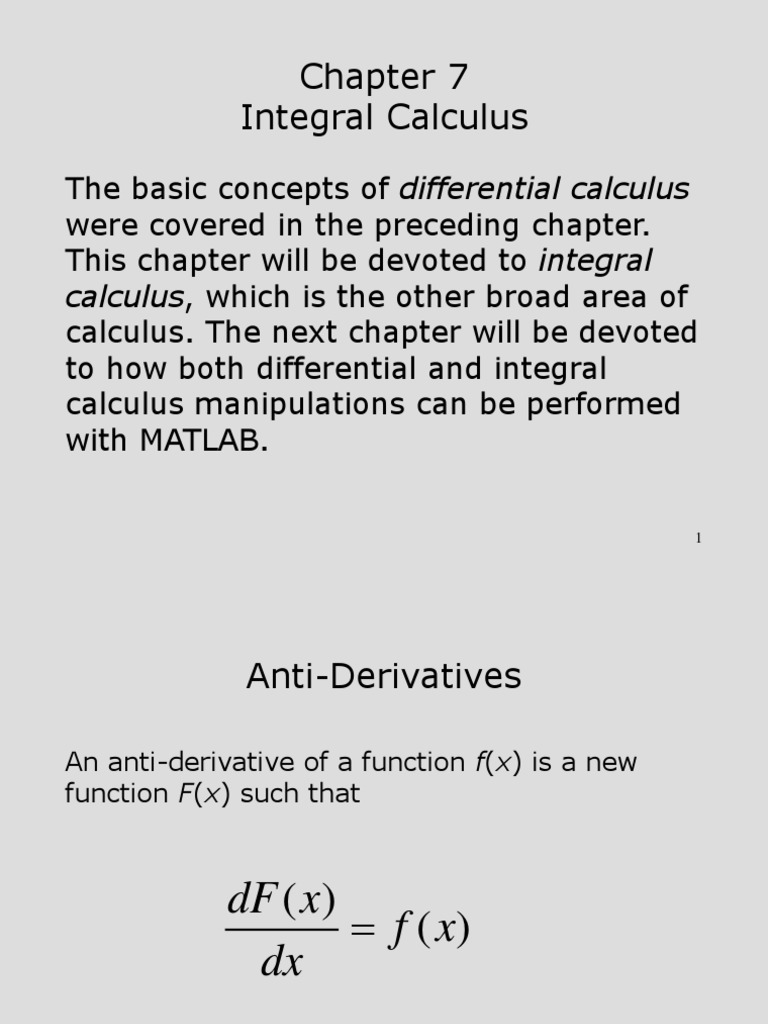 Differential Integration | PDF | Integral | Calculus