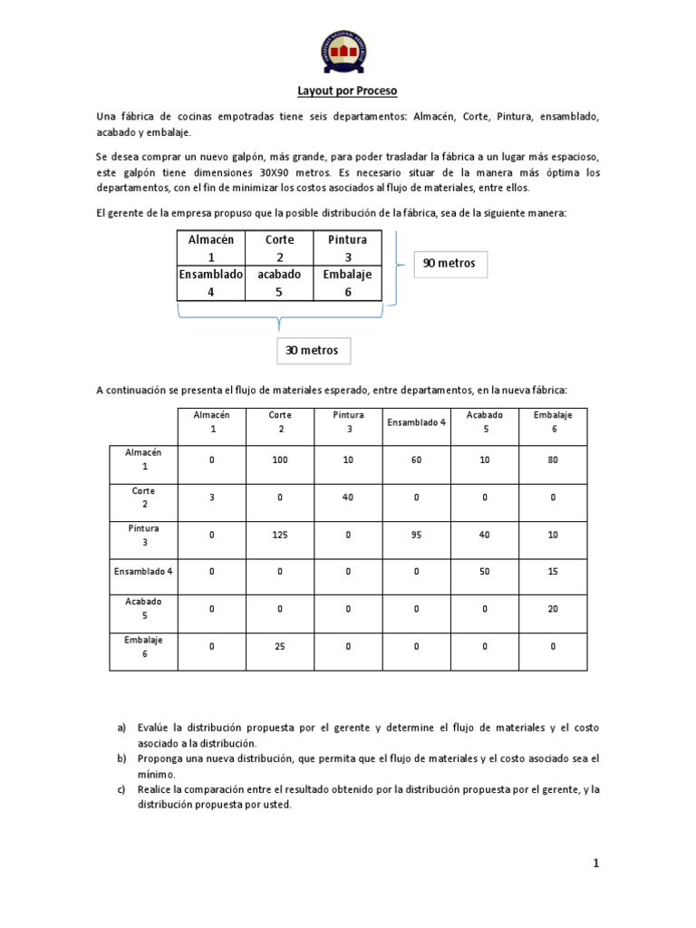 Optimización de Layout en Fábrica | PDF | Naturaleza