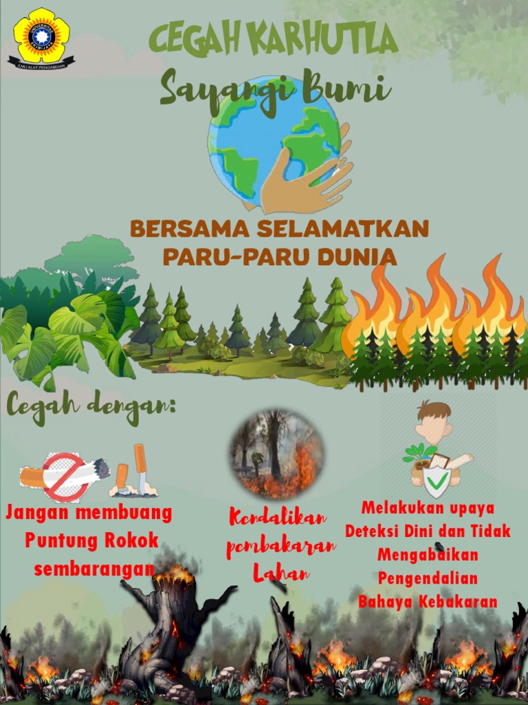 Poster Kebakaran Lahan Basah | PDF