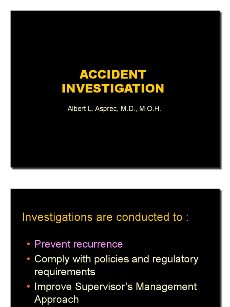 Accident Investigation | PDF | Safety | Prevention