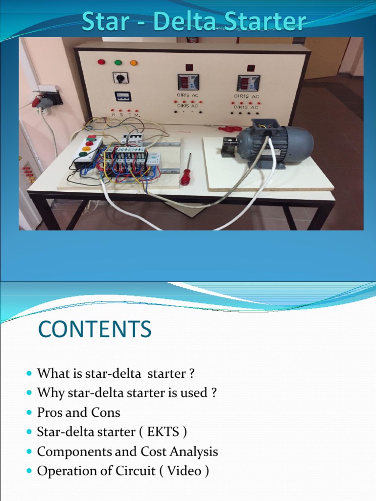 Star-Delta Starter Overview and Cost Analysis | PDF | Electrical ...
