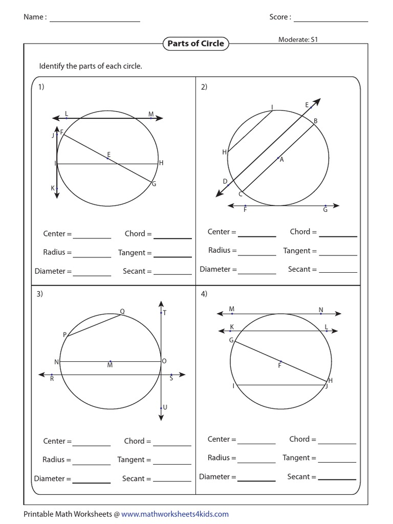 Circle and Its Parts | PDF | Differential Geometry | Manifold