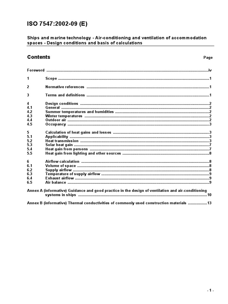 Iso 7547-2002 | PDF | Air Conditioning | Home Appliance