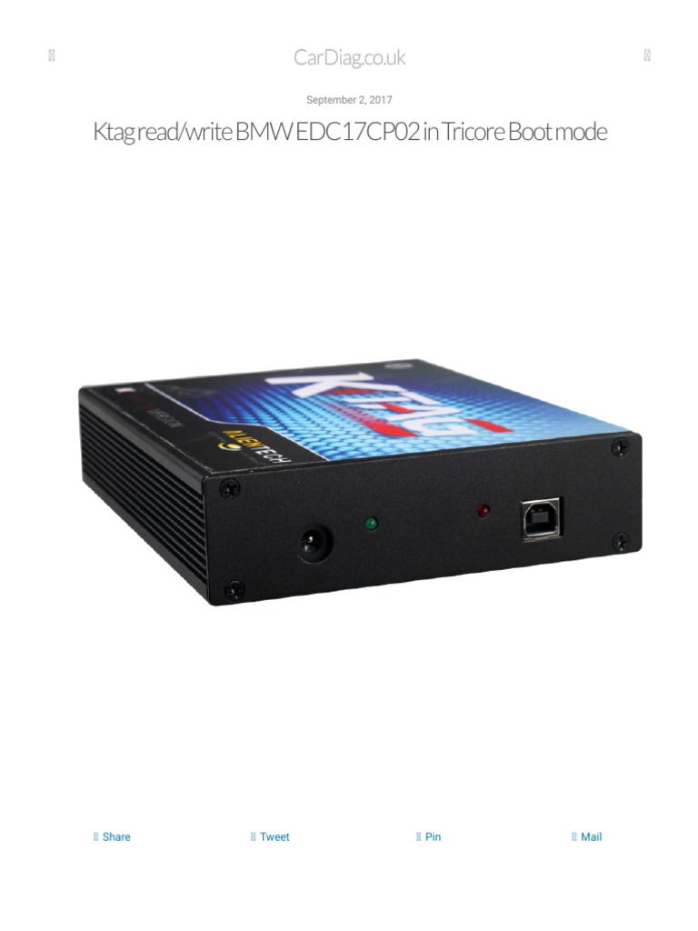 Ktag Boot Tricore | PDF | Electrical Connector | Electronic Engineering