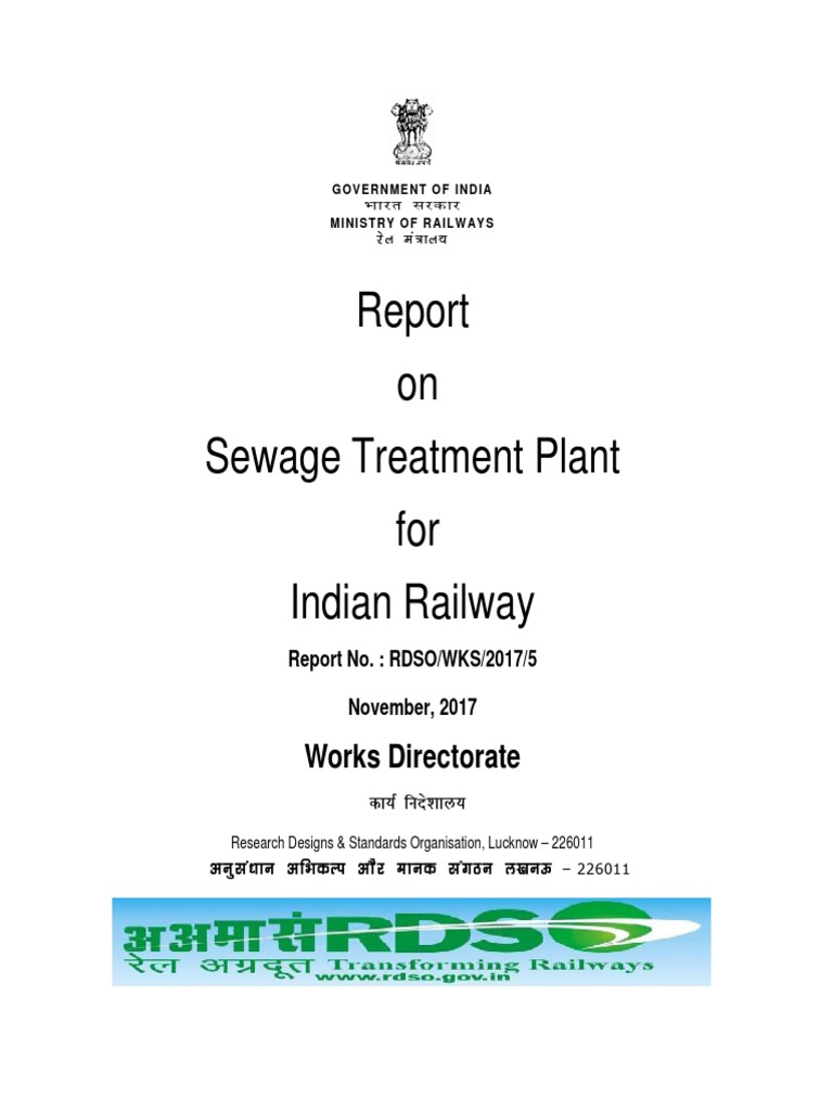 Final - STP Report | PDF | Sewage Treatment | Anaerobic Digestion